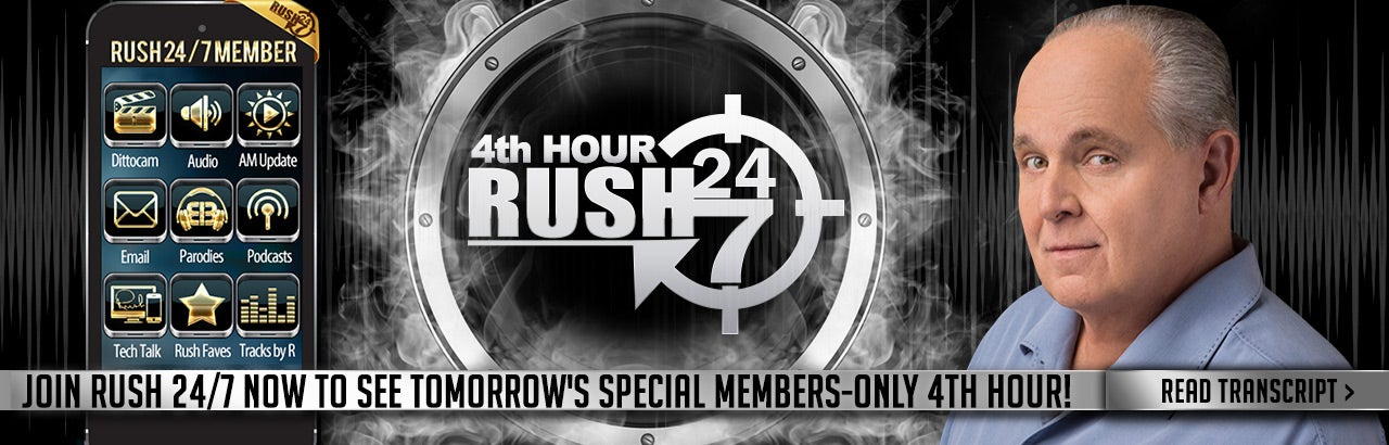 The Rush Limbaugh Show | Excellence In Broadcasting