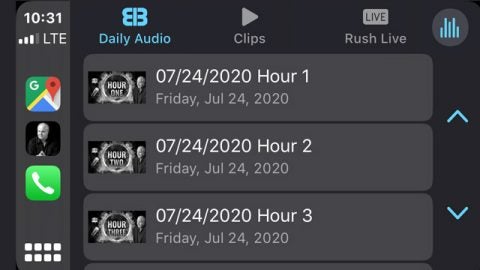 The Rush Mobile App Introduces CarPlay! - The Rush Limbaugh Show
